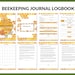 Beekeeping Log Book Printable Beekeeping Journal Beekeeping Record Book ...