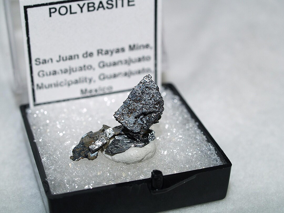Polybasite Thumbnail Specimen - Etsy