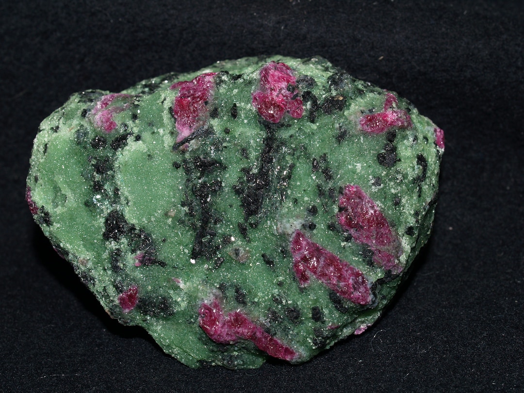 Corundum ruby in Zoisite - Etsy Canada