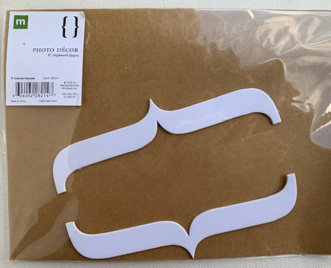 Making Memories - 8 Inches Chipboard Shape - Set of 2 - Etsy
