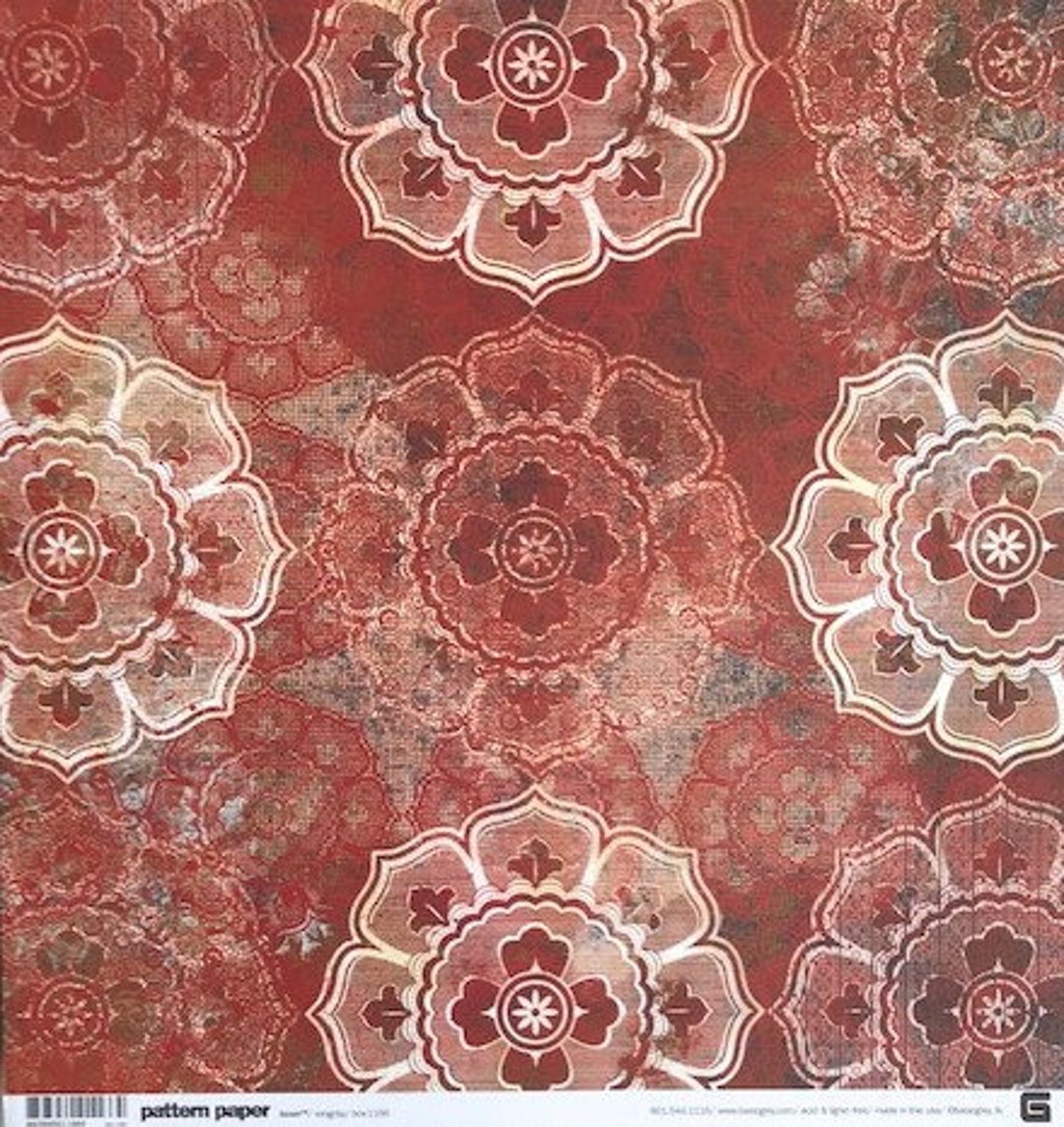 Basic Grey Scrapbook 8.5 Inch X 11 Inch Paper - 4 Sheets - Etsy