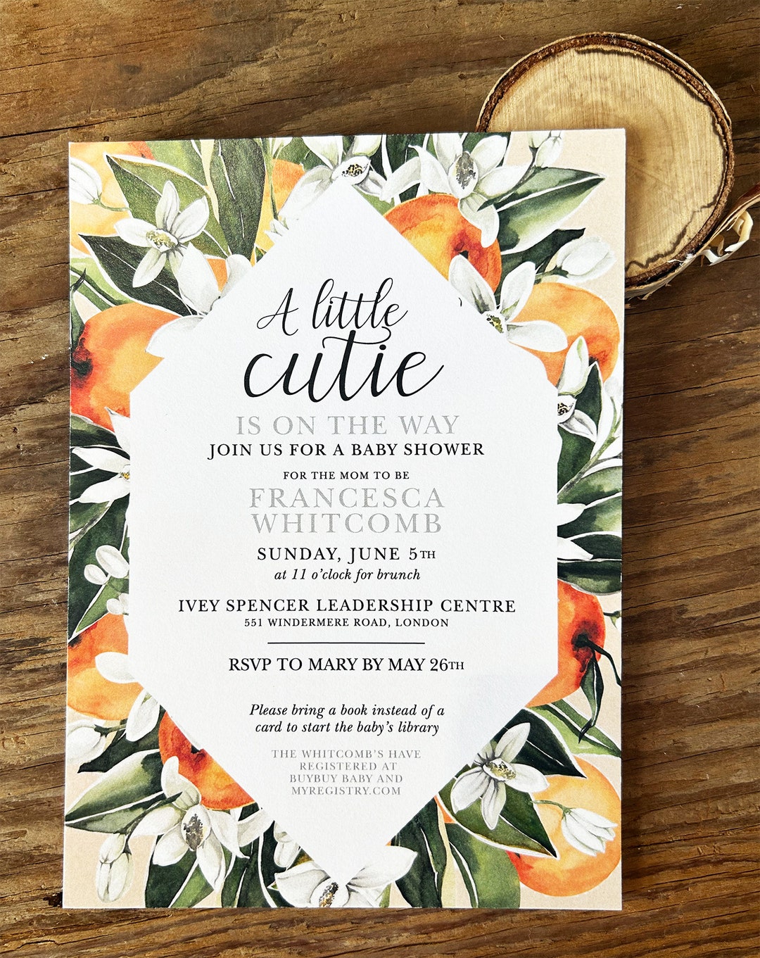 Custom Shower Invitations - Etsy