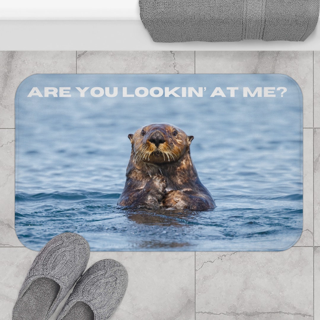 Adorable Otter Mat for the Bathroom or Any Room - Etsy