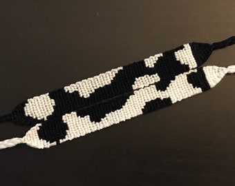 Cow Print Alpha - Etsy