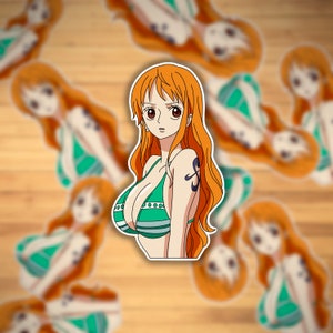 One Piece Nami Sticker Nami Sticker Anime Decal anime | Etsy