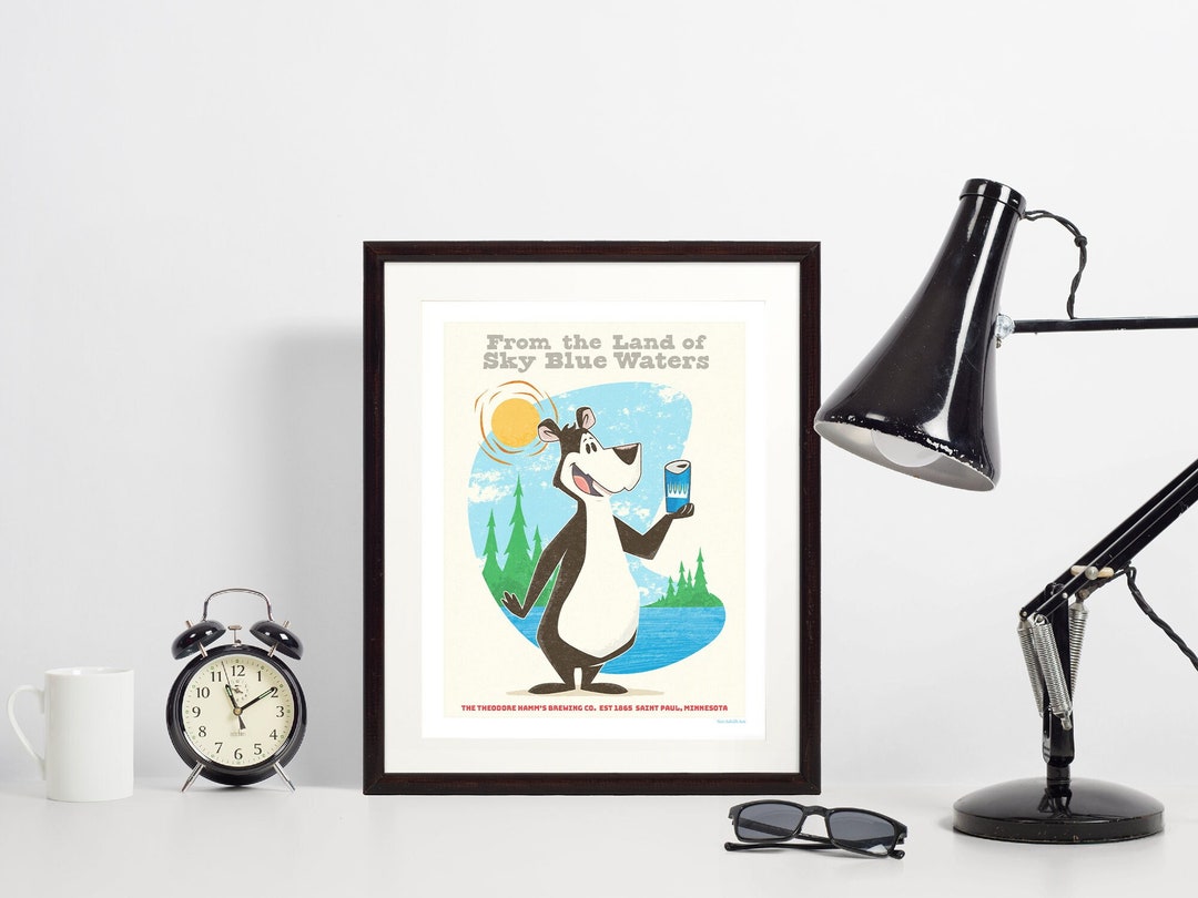 Hamm's Bear, a Modern Take on Classic Images. Cool, Fun, Colorful ...