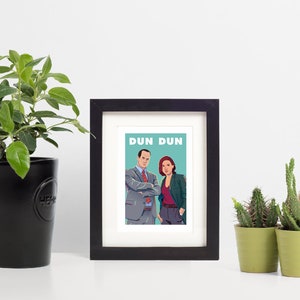 Benson and Stabler Dun Dun Art Print. Elliot Stabler and Olivia Benson ...