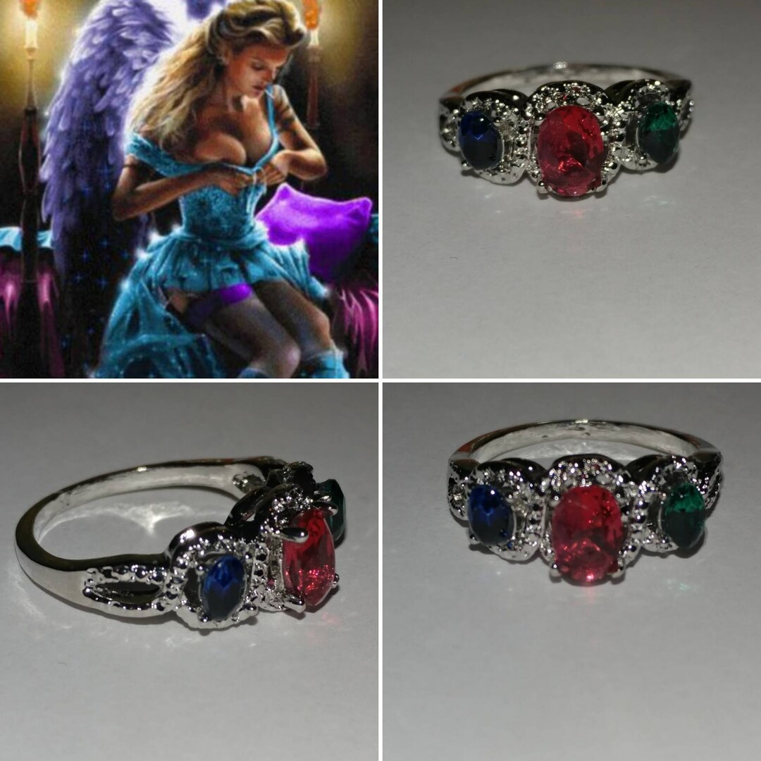 Female Fallen Angel Ring Lover Companion Friend - Etsy