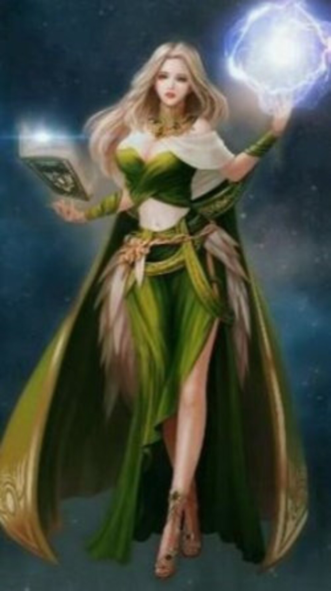 Female Sorceress Elemental Djinn Spiritual Companion Remote Binding - Etsy