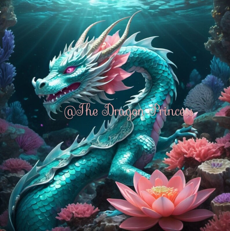 Water Dragon Spirit Companion: the Oceanic Empress - Etsy