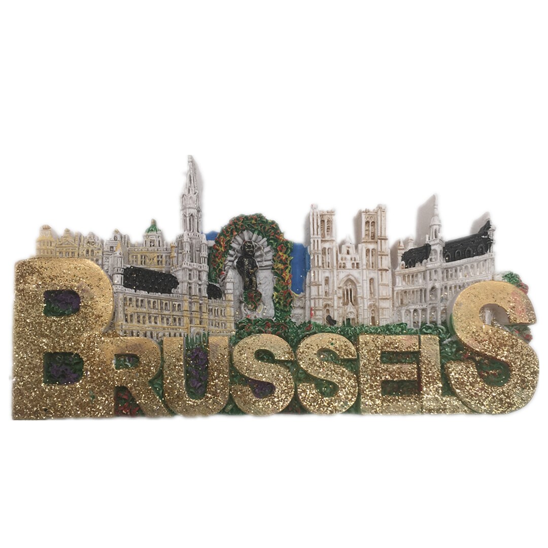 Brussels Belgium Fridge Magnet Travel Souvenir Gift Collection - Etsy