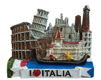 Rome Milan Florence Pisa Italy Fridge Magnet Travel Souvenir | Etsy