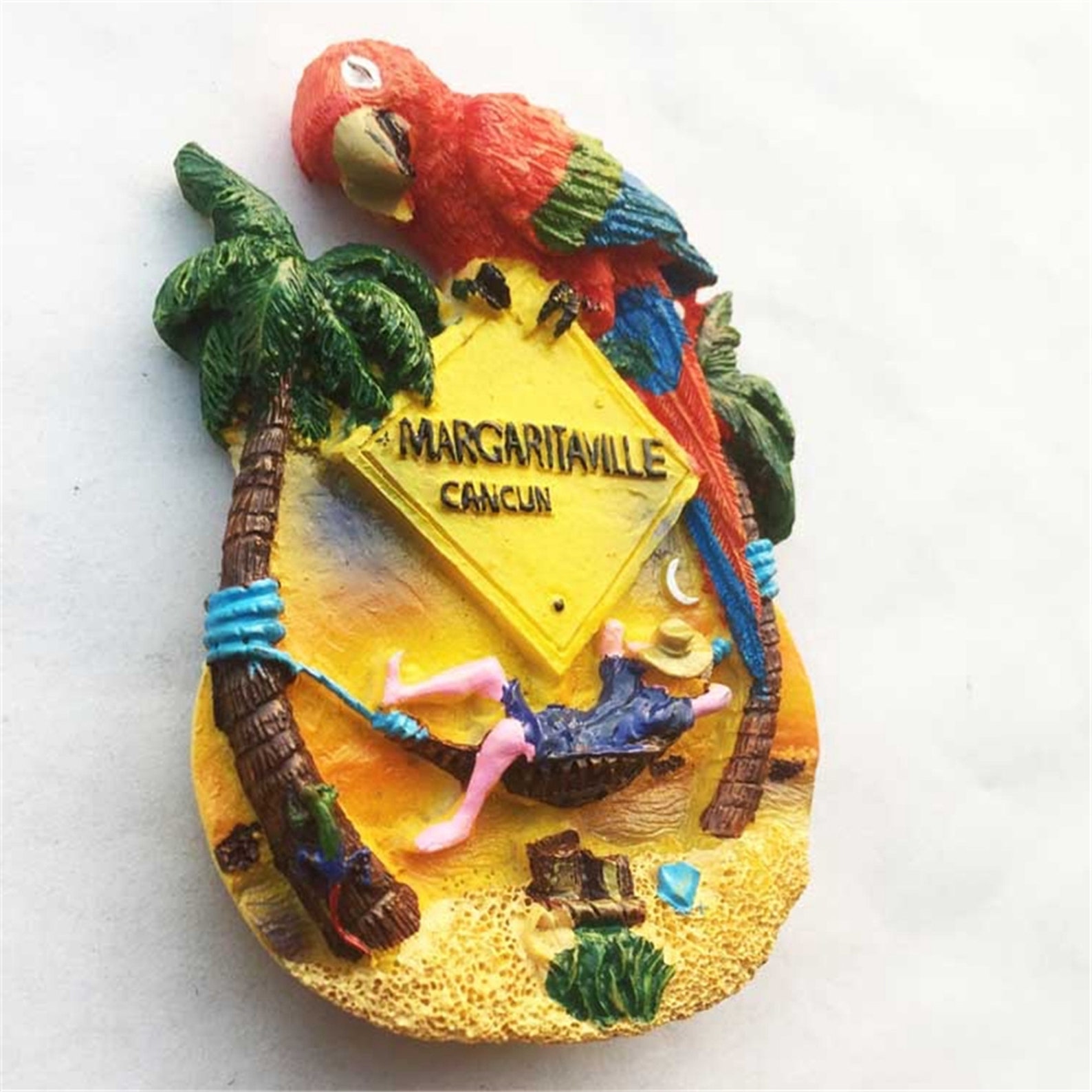 Margaritaville Cancun Mexico Fridge Magnet Travel Souvenir - Etsy