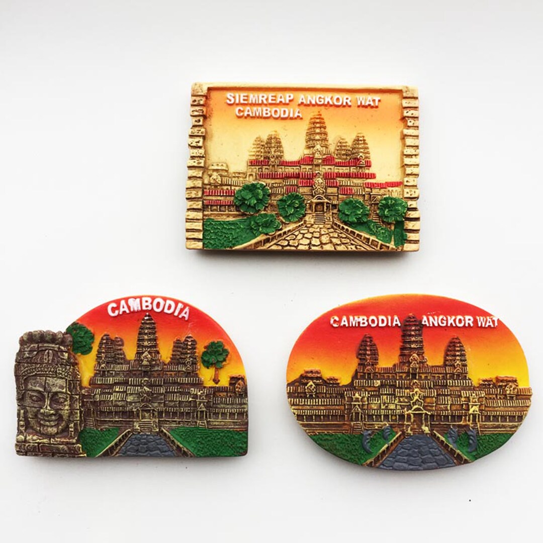 Angkor Wat Cambodia Fridge Magnet Beer Opener Travel Souvenir - Etsy