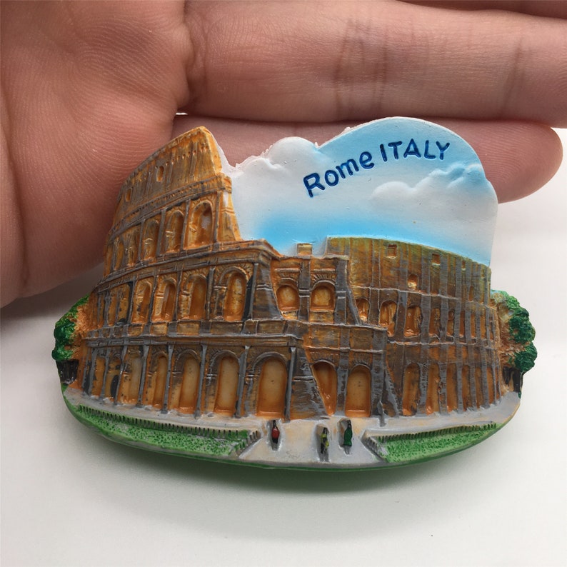 Colosseum Rome Italy Fridge Magnet Travel Souvenir Collection | Etsy