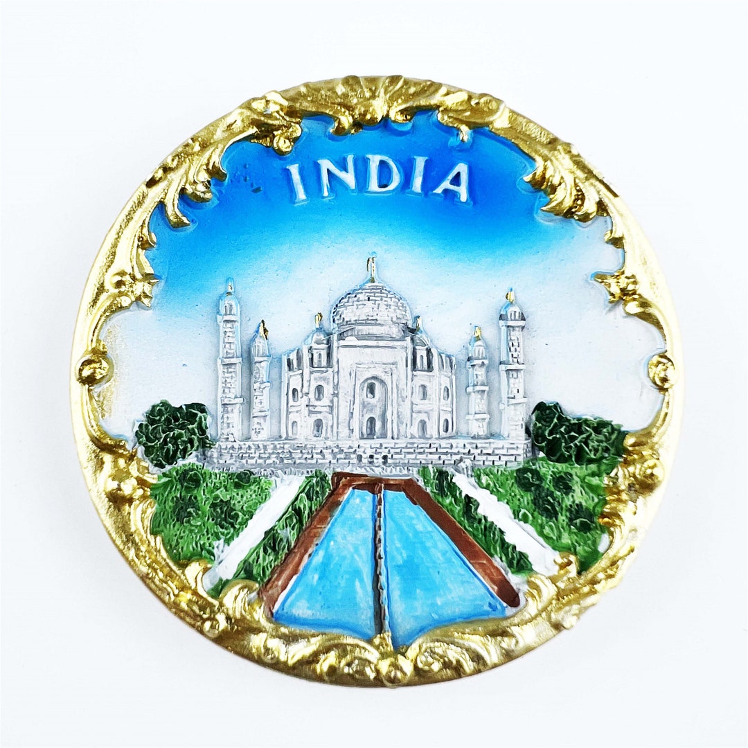 Taj Mahal Agra India Fridge Magnet Beer Opener Travel Souvenir - Etsy