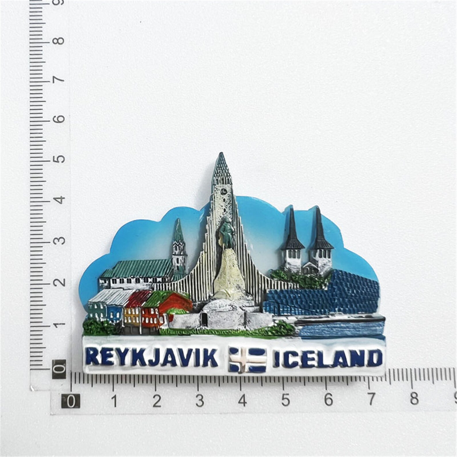 Reykjavik Flag Iceland Fridge Magnet Travel Souvenir Gift - Etsy