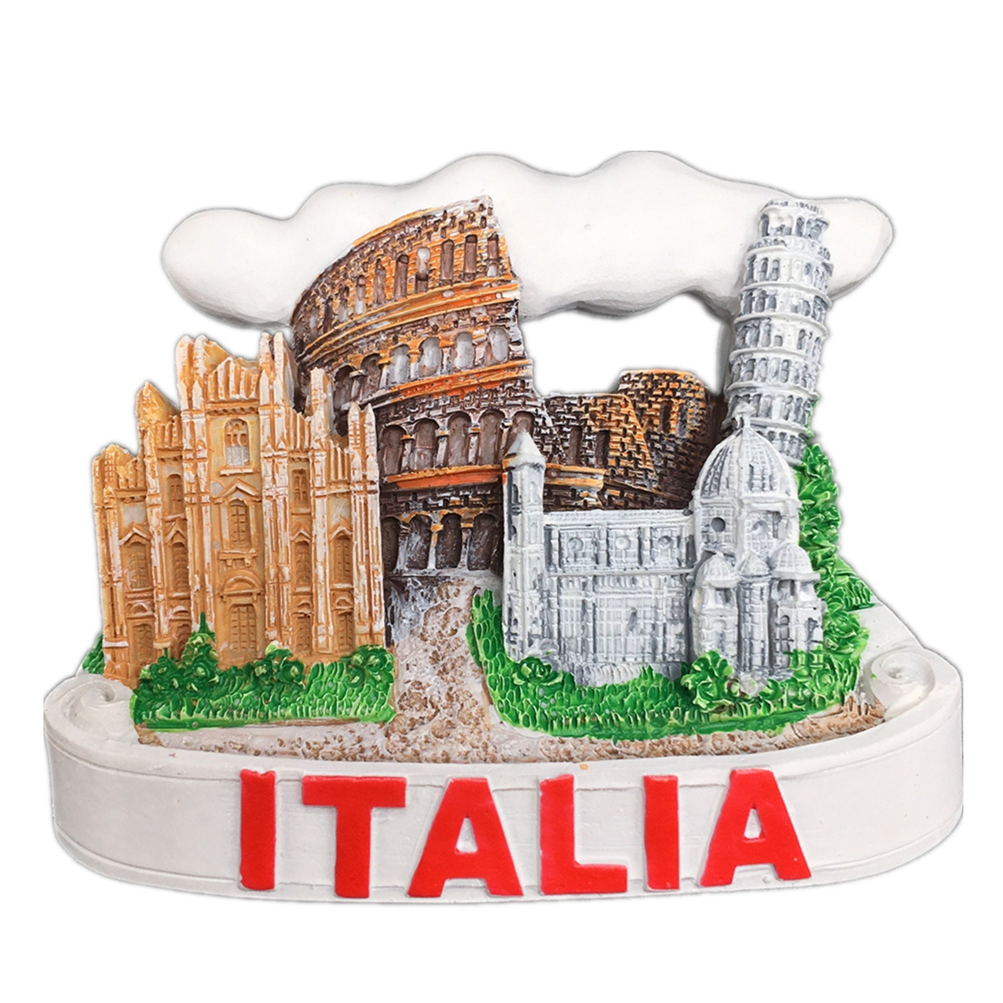 Rome Milan Florence Pisa Italy Fridge Magnet Travel Souvenir - Etsy