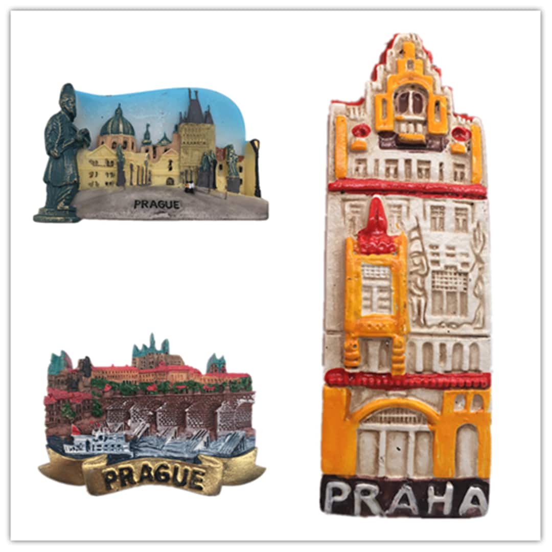 Prague Czech Fridge Magnet Travel Souvenir Gift Collection Craft ...