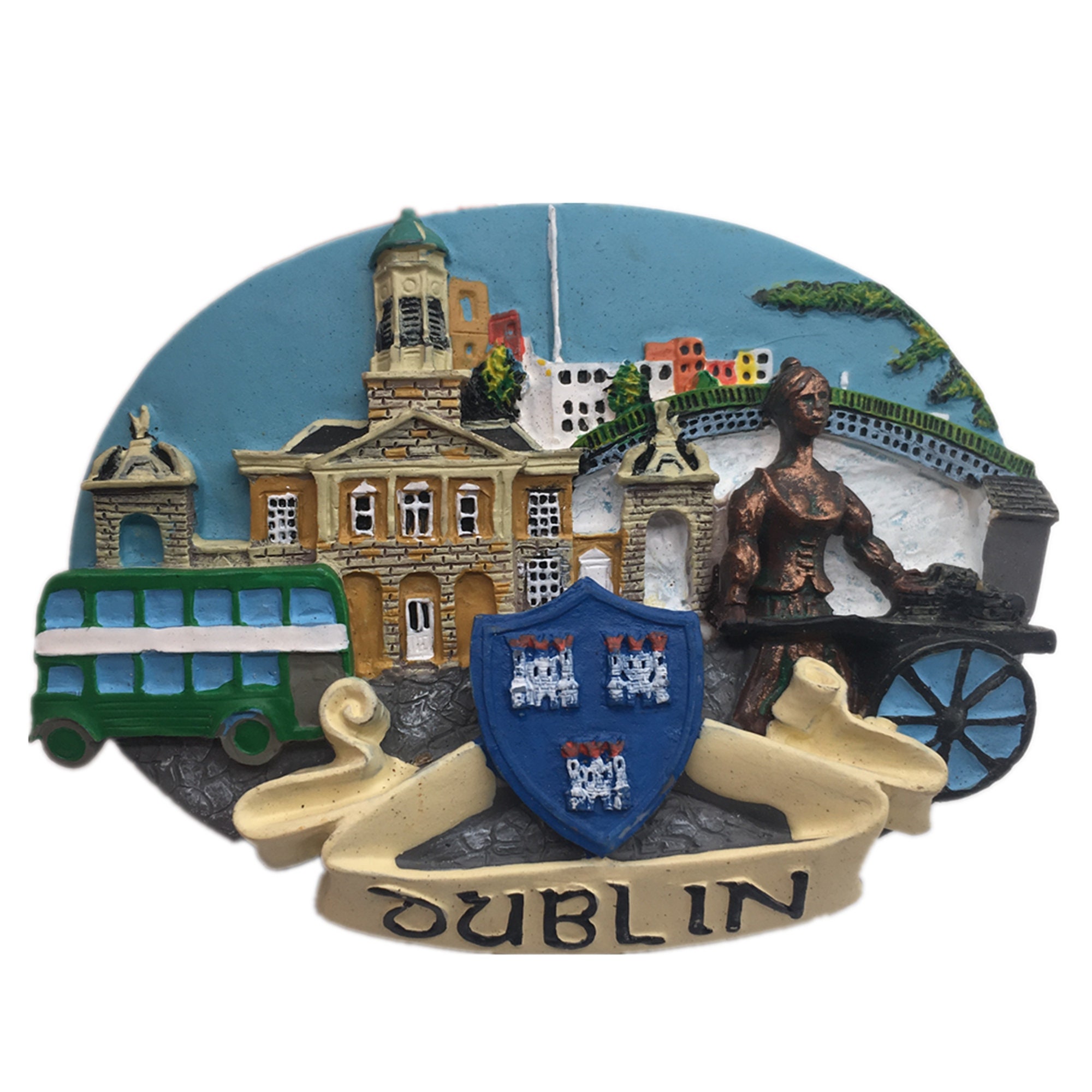 Dublin Irland Kühlschrank Magnet Reise Souvenir Geschenk | Etsy