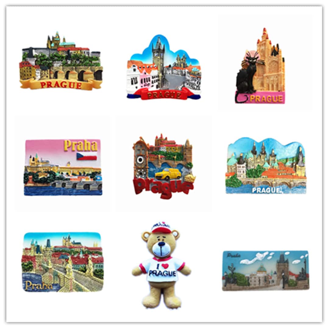 Prague Czech Fridge Magnet Travel Souvenir Gift Collection Craft ...