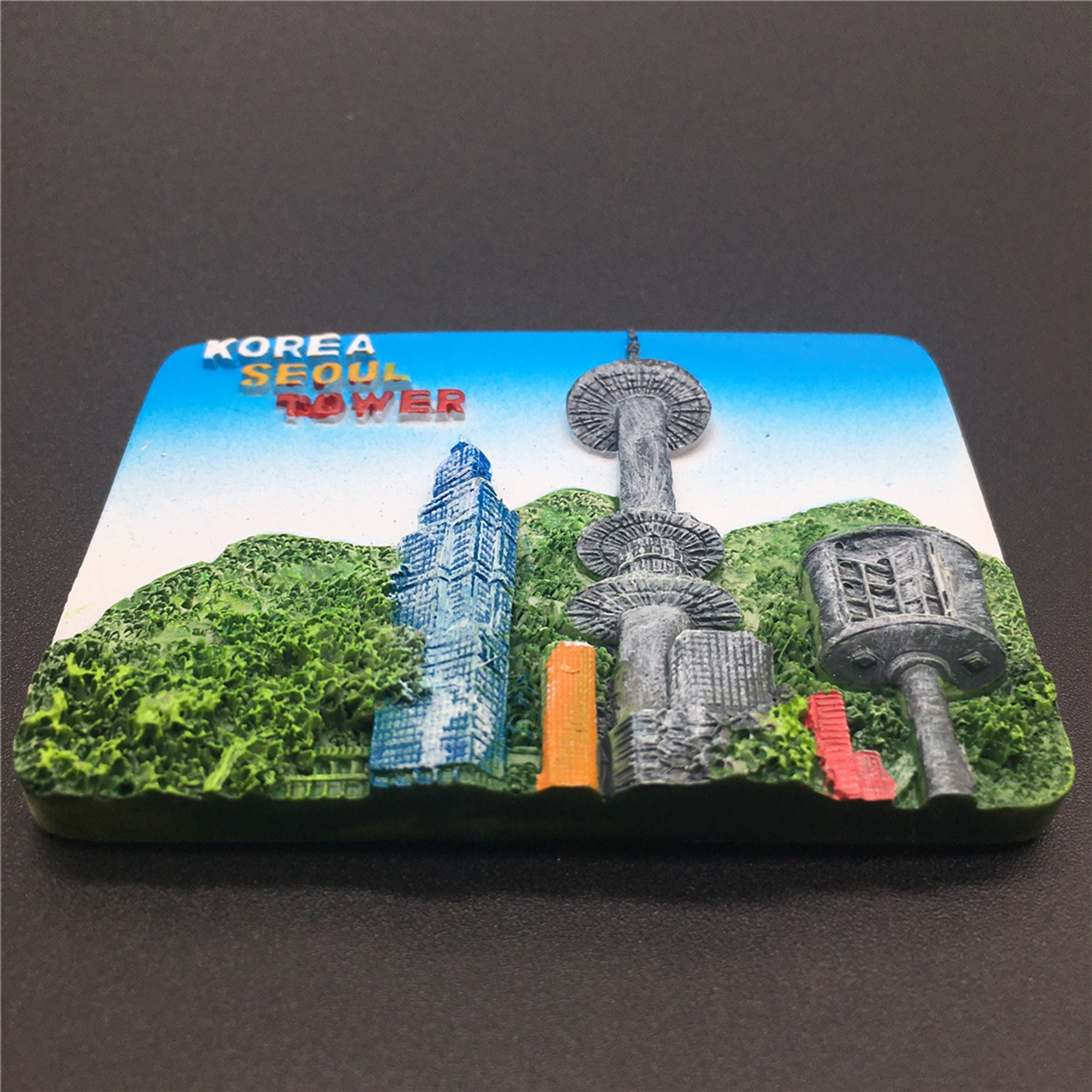 Seoul Tower Korea Fridge Magnet Travel Souvenir Gift - Etsy