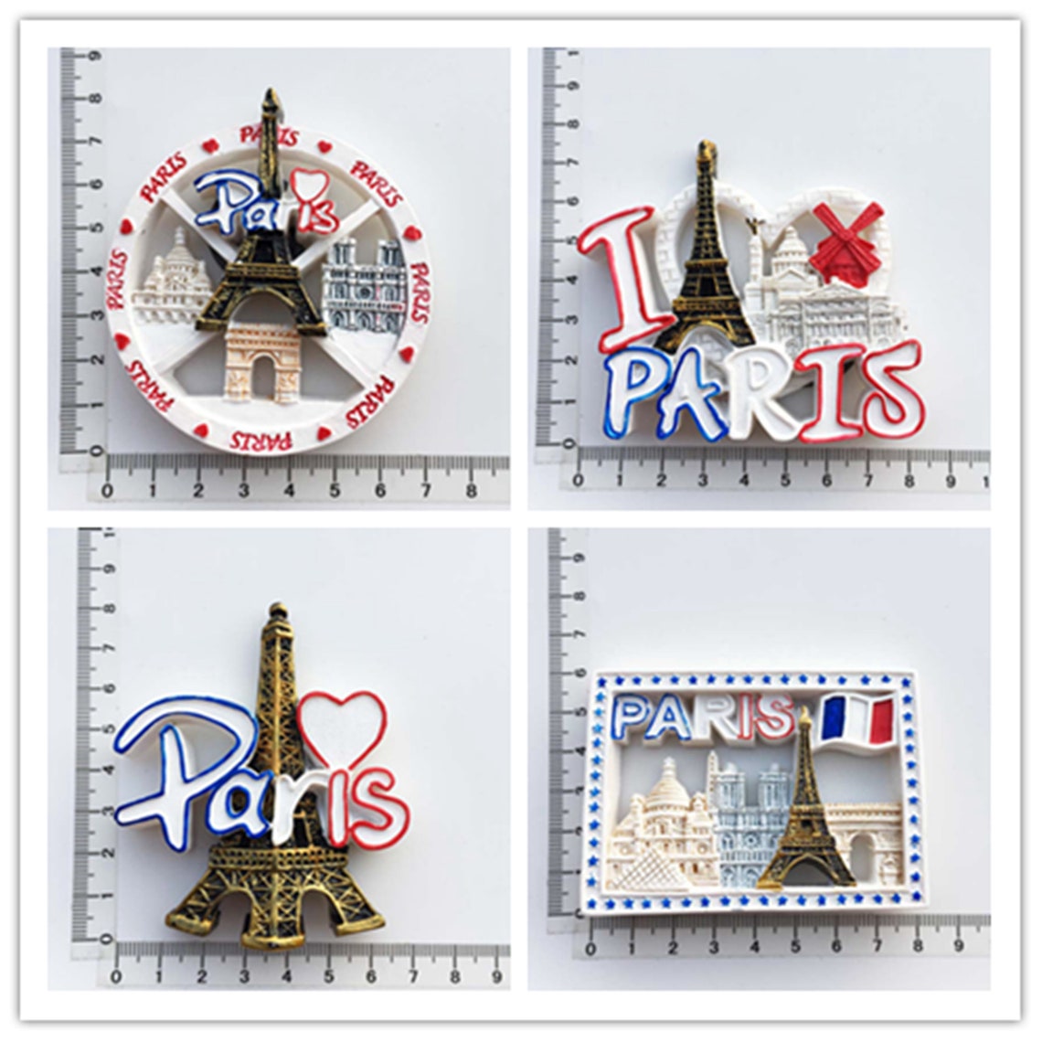 Paris France Fridge Magnet Travel Souvenir Gift Collection | Etsy