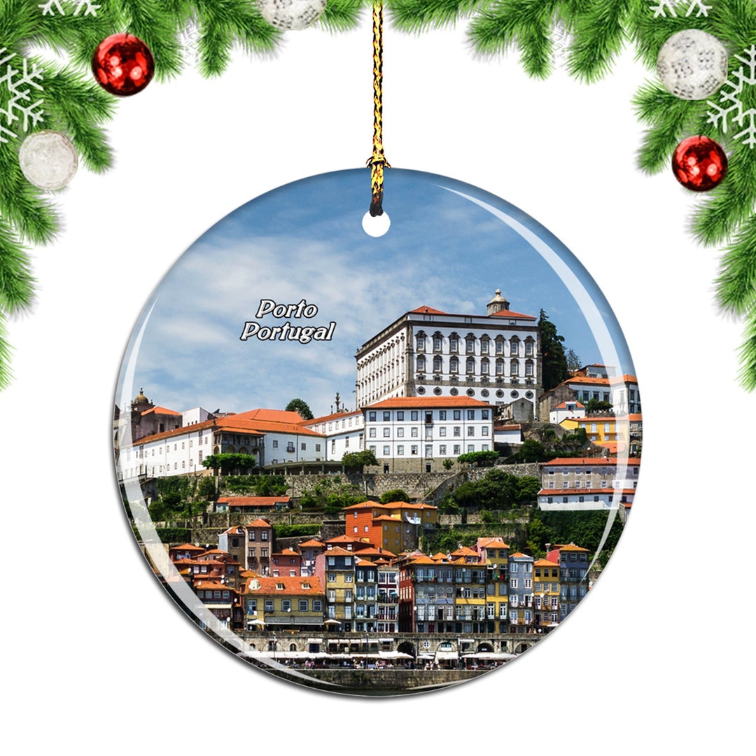 Porto Portugal Christmas Ornament Souvenir Gift Porcelain - Etsy