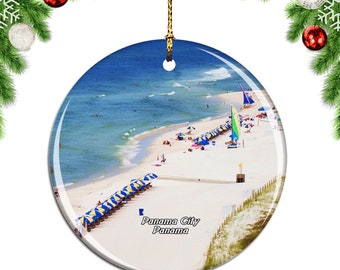 Panama City Beach Christmas Ornament - Etsy
