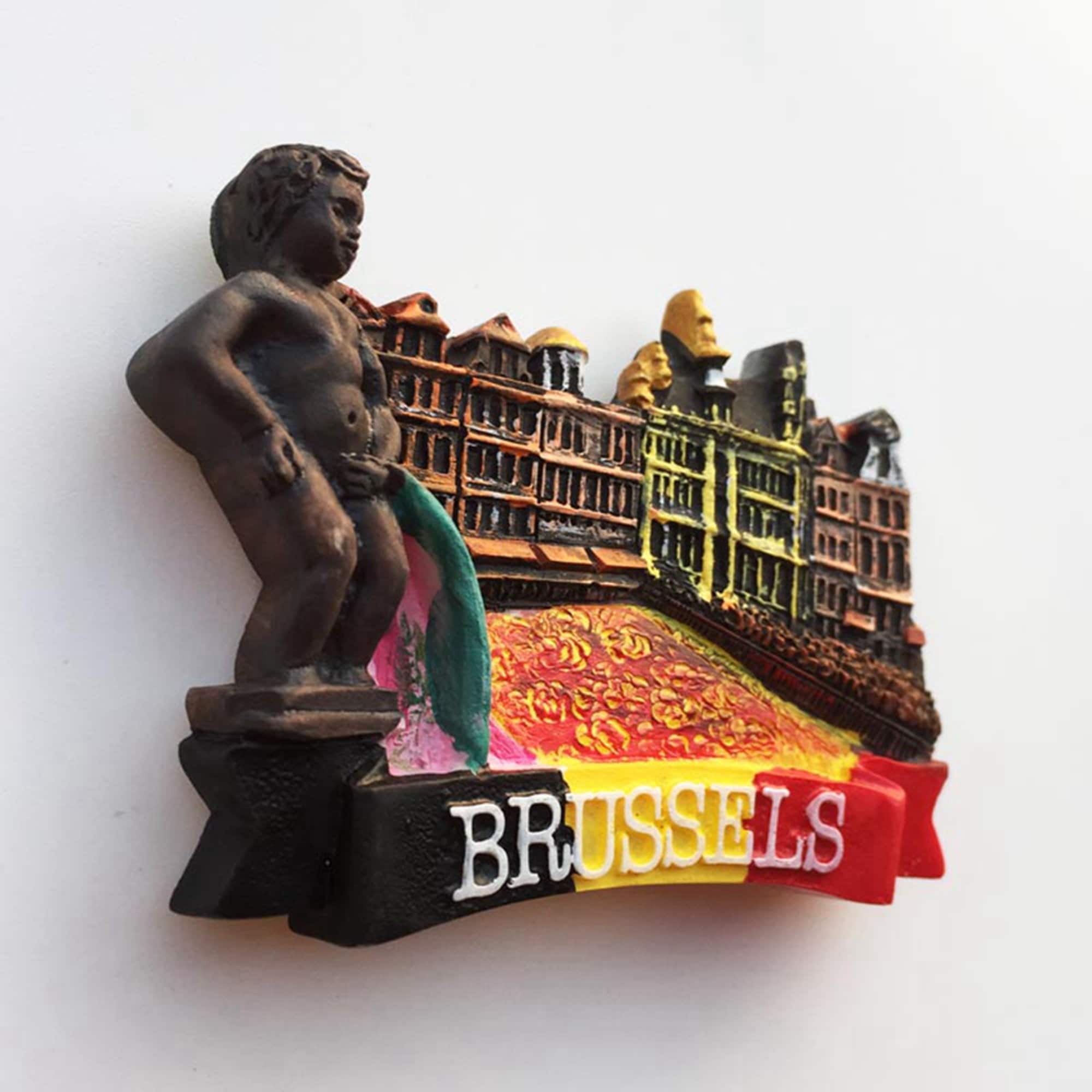 Brussels Belgium Fridge Magnet Travel Souvenir Gift Collection - Etsy