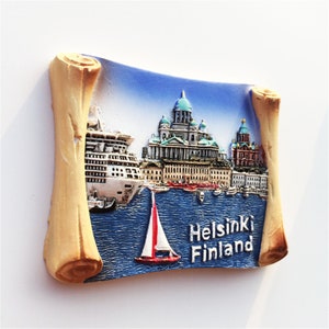 Helsinki Finland Fridge Magnet Travel Souvenir Gift Collection Craft ...