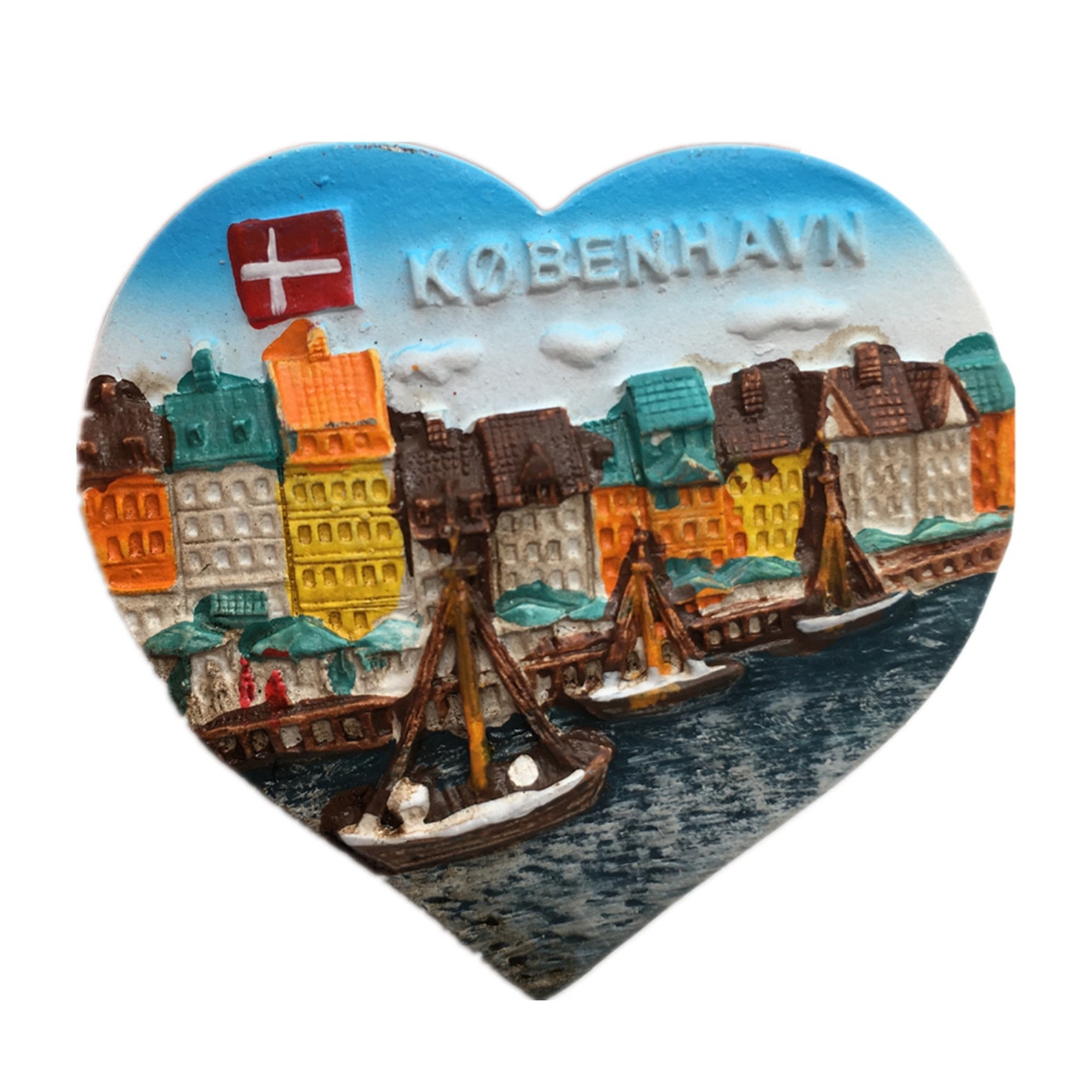 Copenhagen Denmark Fridge Magnet Travel Souvenir Gift - Etsy