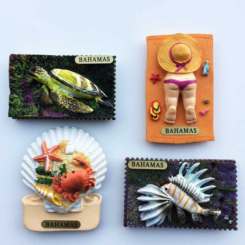 Paradise Island Great Exuma Island Bahamas Fridge Magnet | Etsy