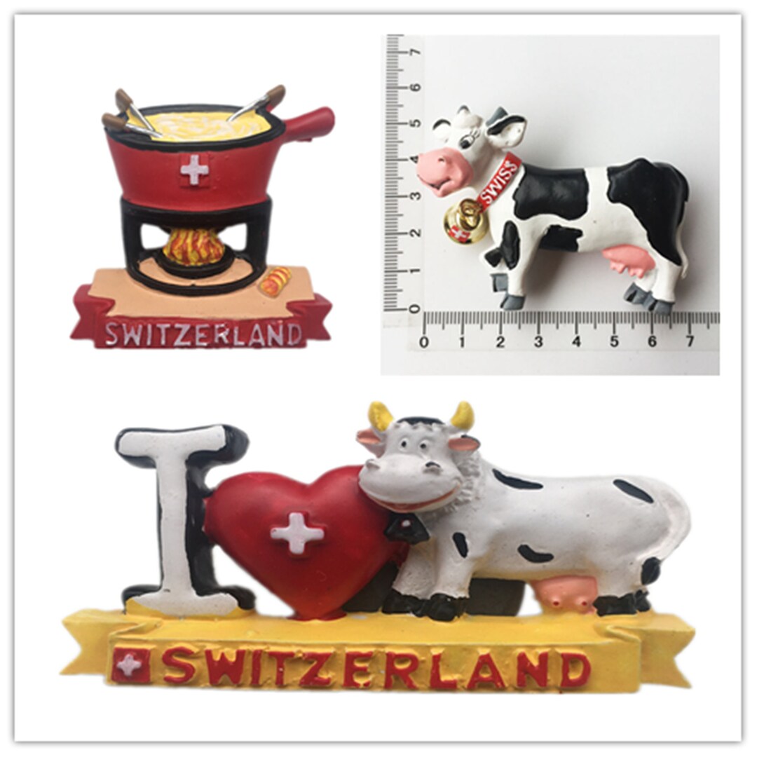 Fondue Cows Switzerland Fridge Magnet Travel Souvenir Gift - Etsy