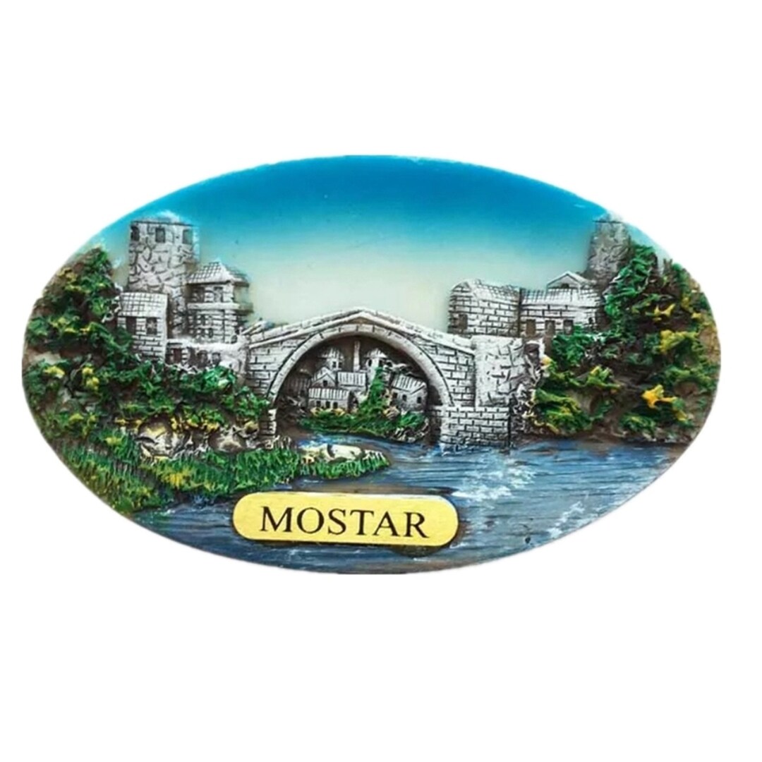 Mostar Bosnia and Herzegovina Fridge Magnet Travel Souvenir Gift ...