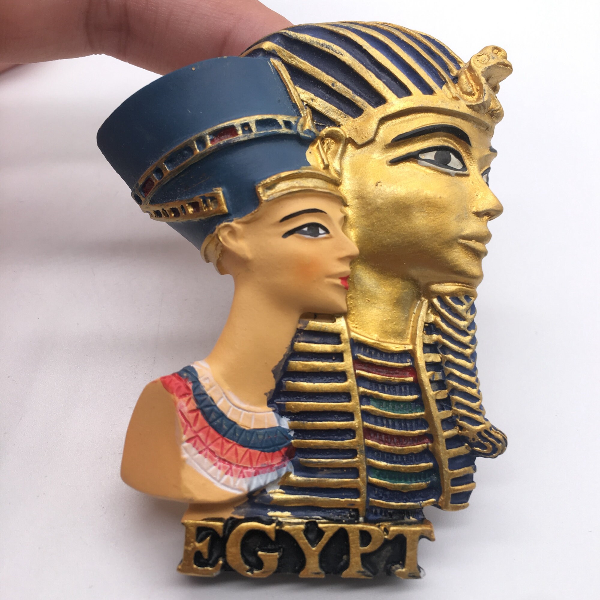 King Tut Queen Nefertiti Cleopatra Pharaoh Egypt Fridge Magnet | Etsy