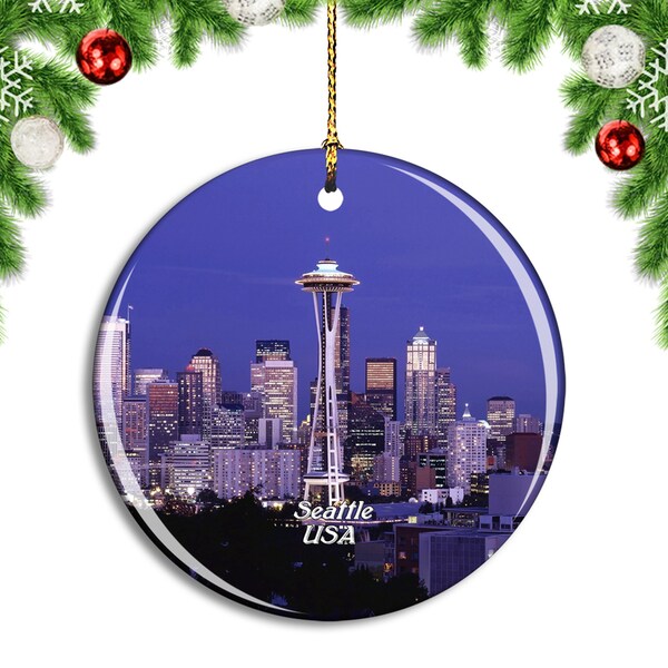 Space Needle Ornament - Etsy