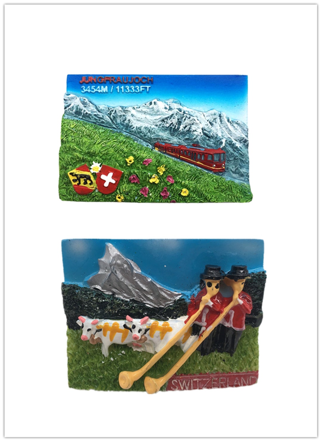 Alphor Jungfrau Switzerland Fridge Magnet Travel Souvenir Gift ...