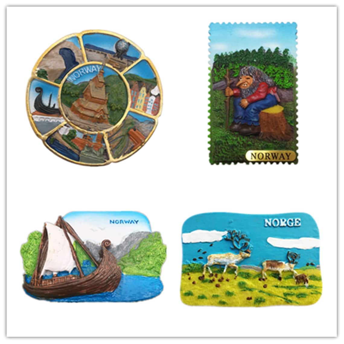 Norway Fridge Magnet Travel Souvenir Gift Collection Craft | Etsy