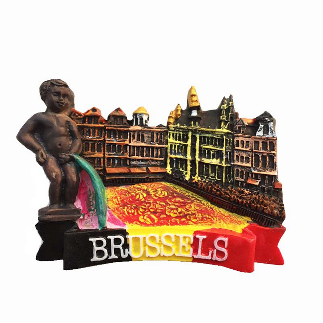 Brussels Belgium Fridge Magnet Travel Souvenir Gift Collection - Etsy