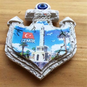 Izmir Turkey Fridge Magnet Travel Souvenir Gift Collection Craft ...