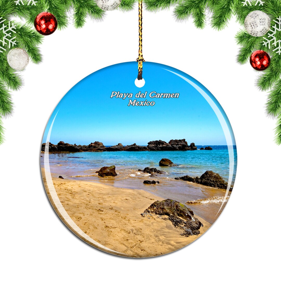 Beach Playa Del Carmen Mexico Christmas Ornament Souvenir Gift - Etsy