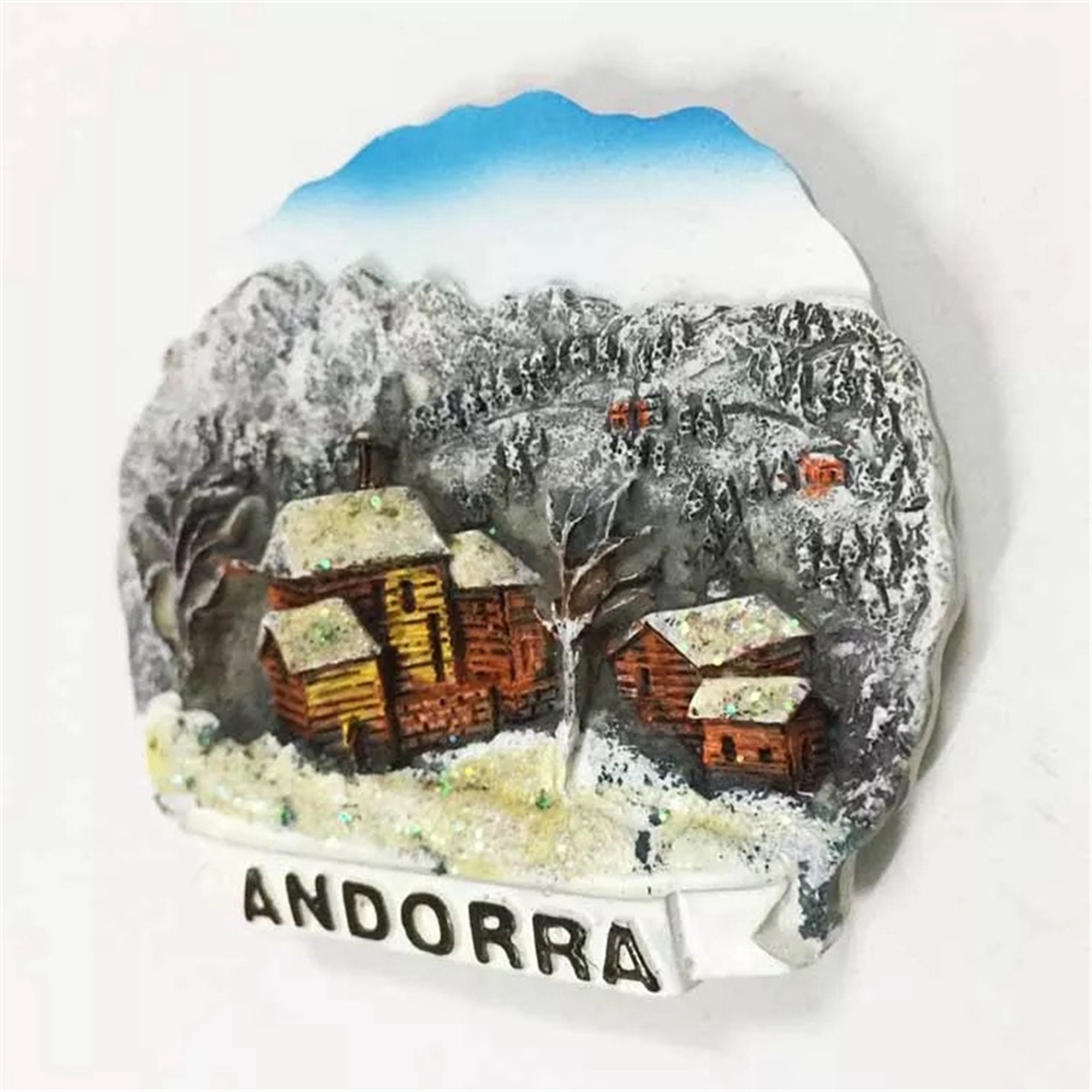 Ski Andorra Fridge Magnet Travel Souvenir Gift Collection | Etsy