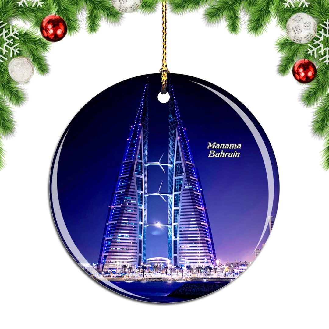 Manama Bahrain Christmas Ornament Souvenir Gift Porcelain - Etsy