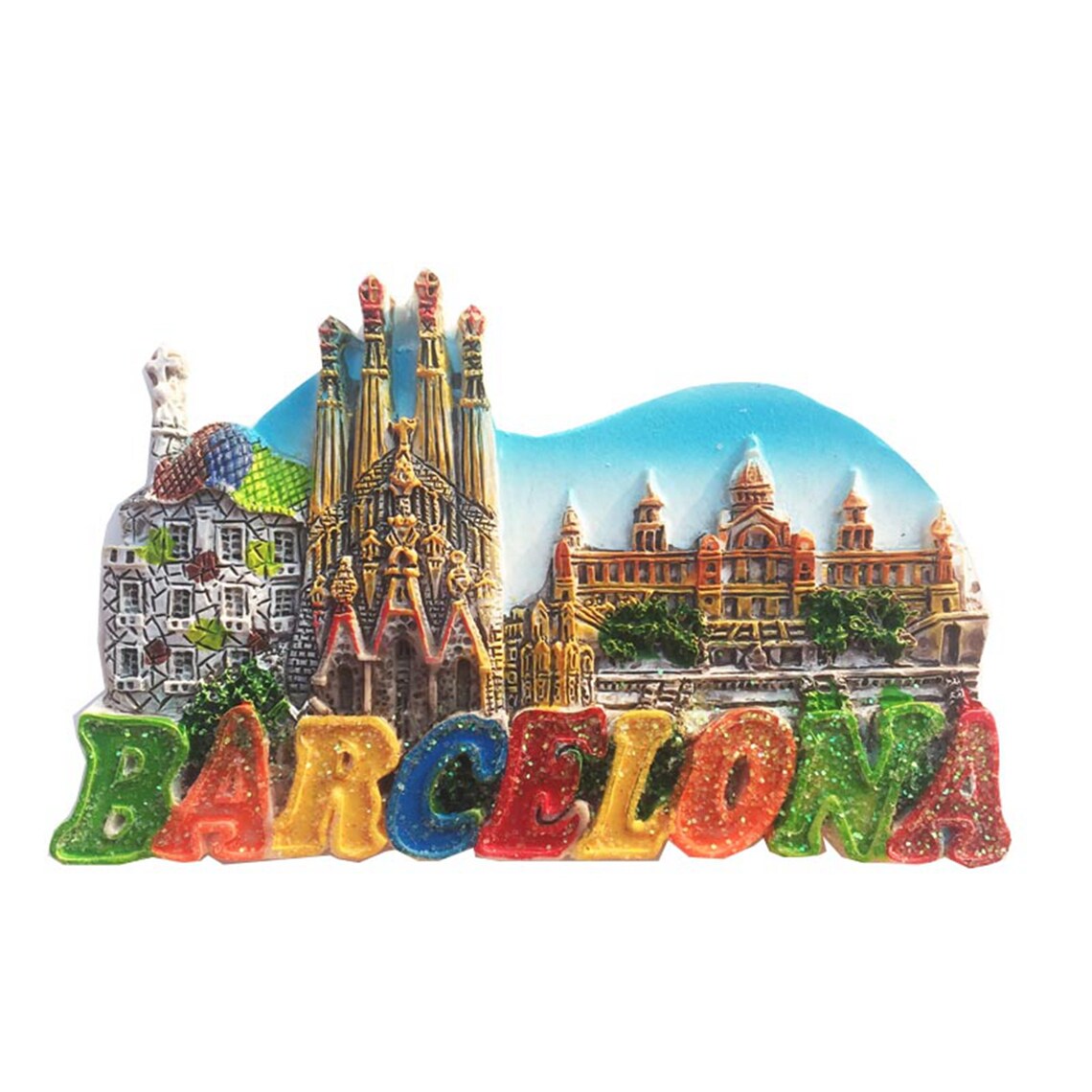 Barcelona Spain Fridge Magnet Travel Souvenir Gift Collection | Etsy UK