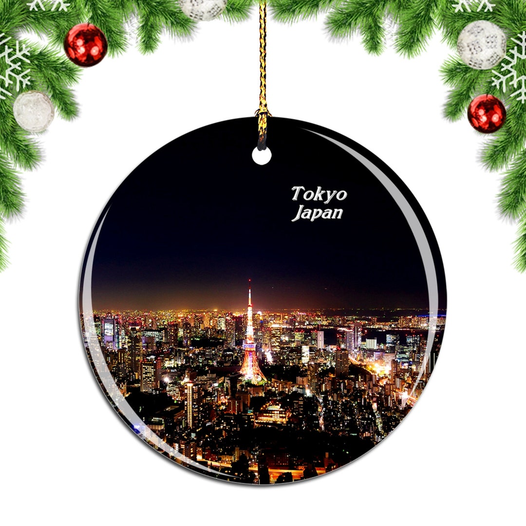 Tokyo Tower Japan Christmas Ornament Souvenir Gift Porcelain - Etsy UK