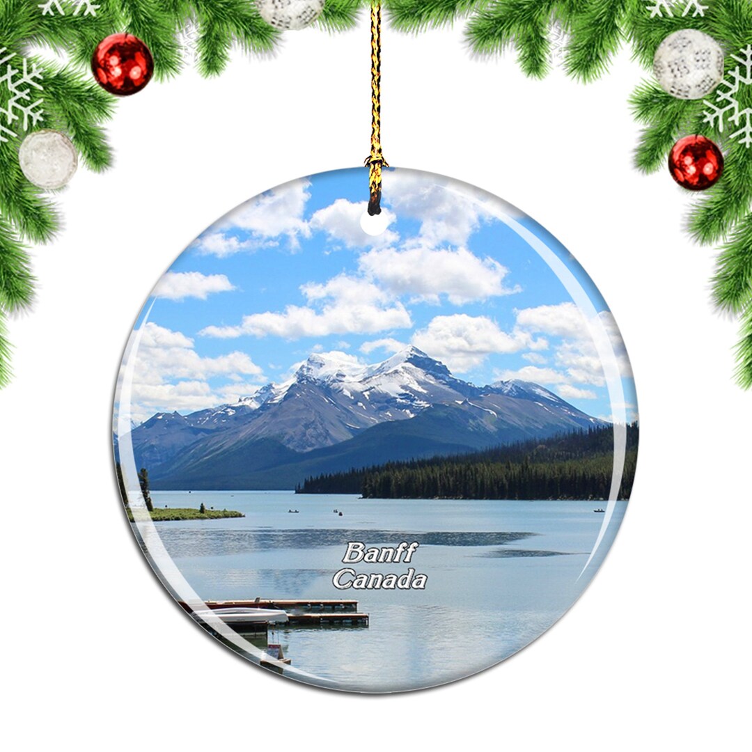 Banff National Park Canada Christmas Ornament Souvenir Gift Porcelain ...