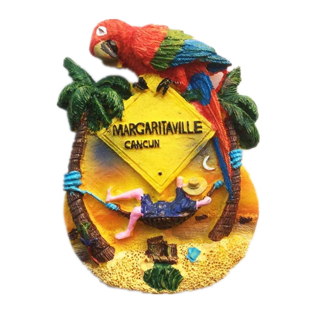 Margaritaville Cancun Mexico Fridge Magnet Travel Souvenir - Etsy