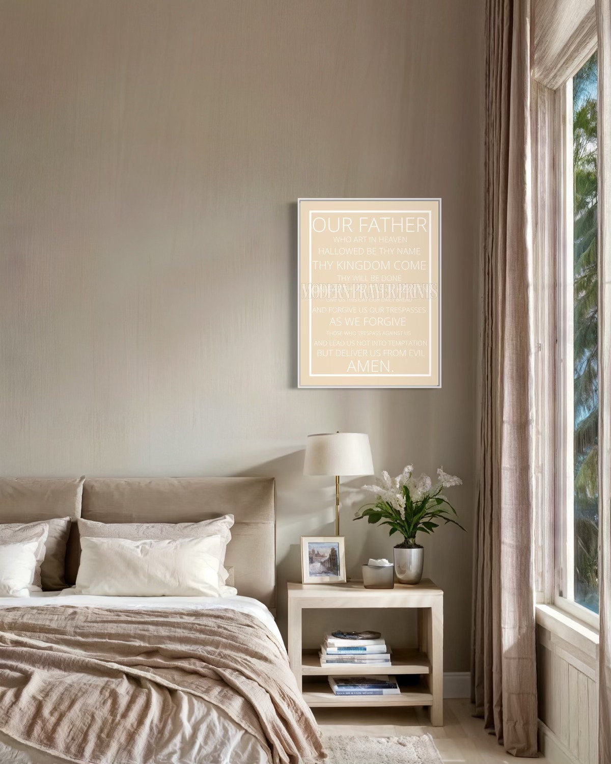 Our Father Prayer and Hail Mary Prayer.set of 2.instant Download.wall ...