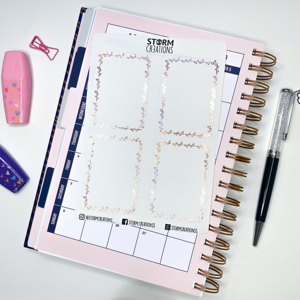 Gold Border Labels - Etsy